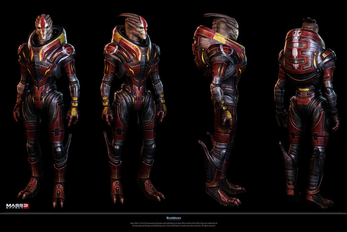 Turian Talon for ME3: Omega DLC | CGTrader
