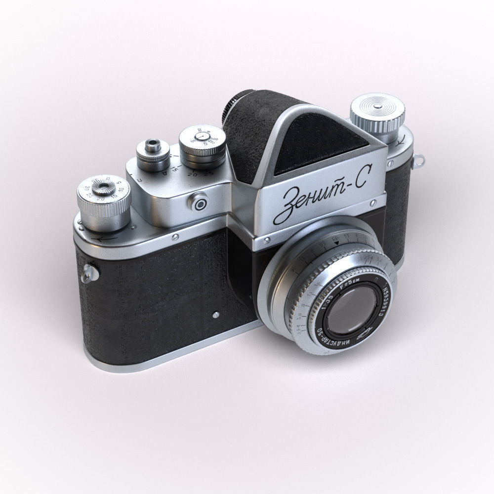 Zenit-S camera 3D model | CGTrader