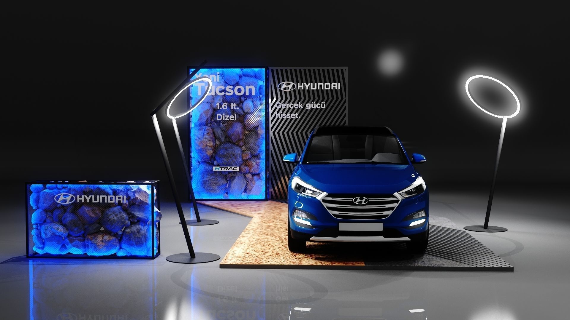 Car Display Stand for SUV 3D model | CGTrader