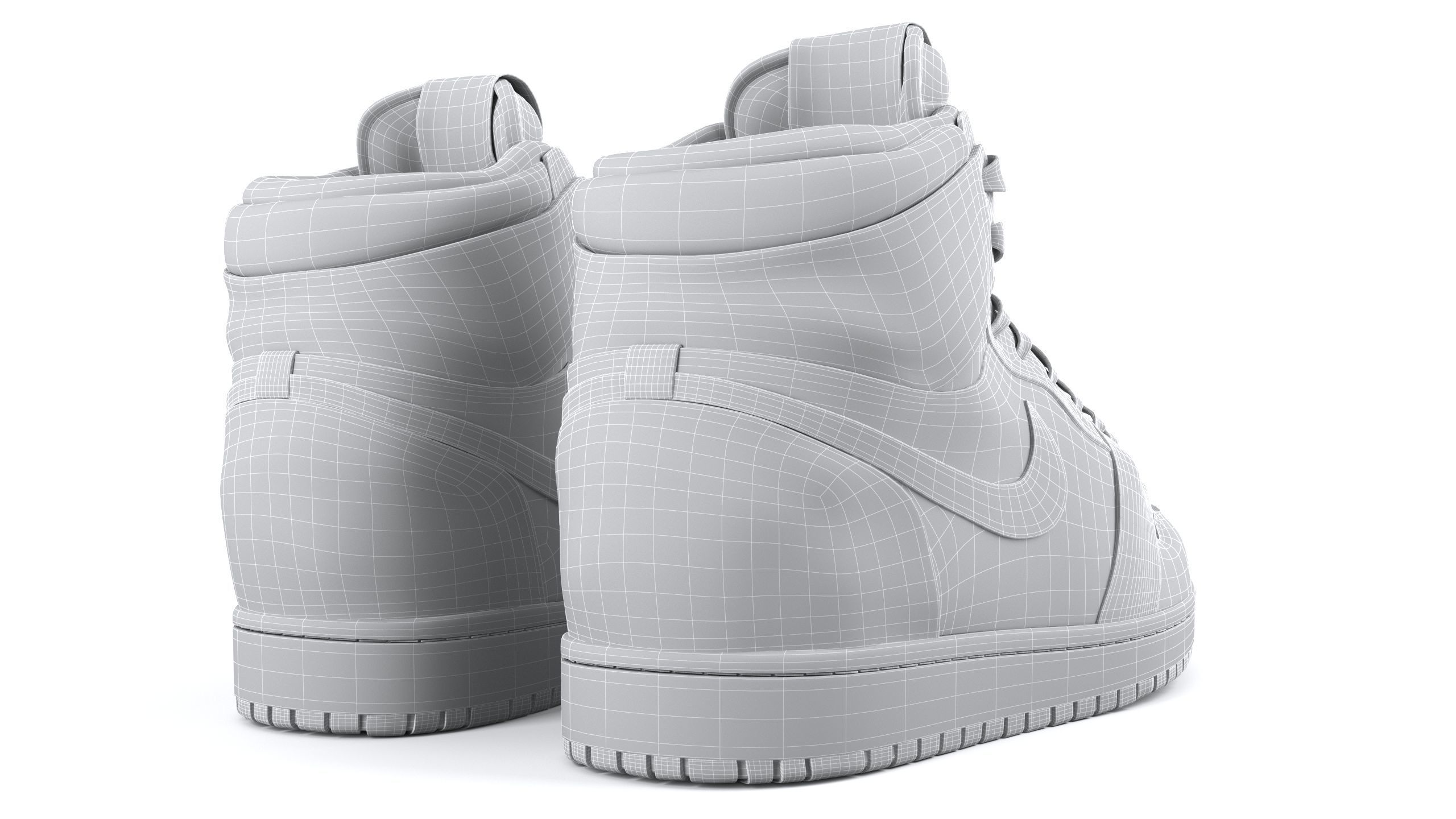 Air Jordan 1 Retro High PBR 3D model | CGTrader