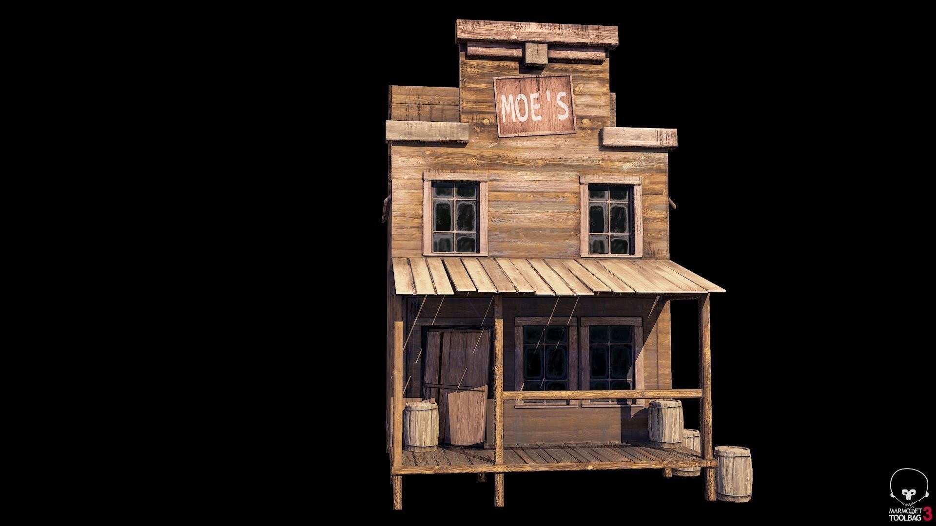3D model tavern MOEs VR / AR / low-poly | CGTrader