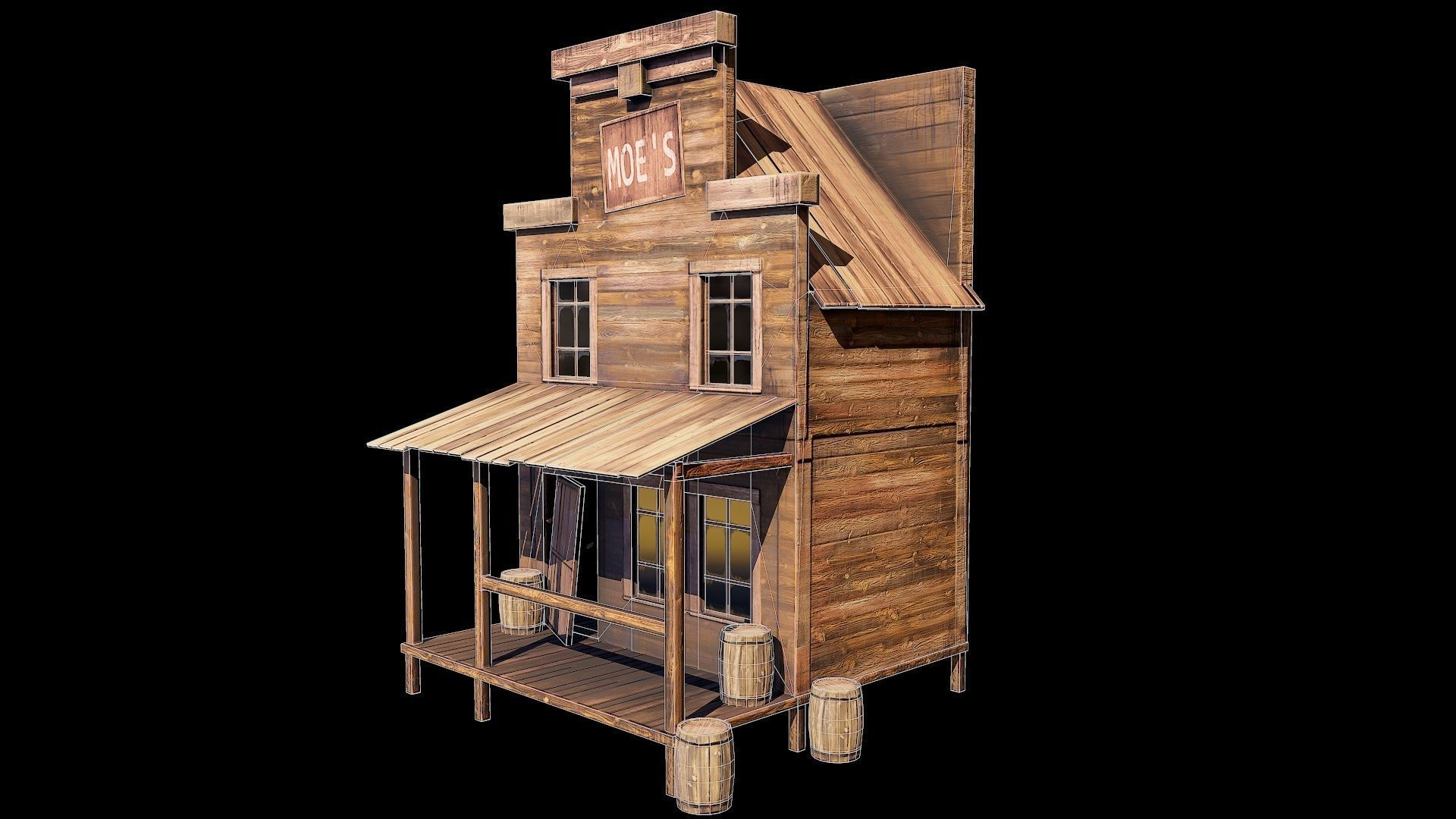 3D model tavern MOEs VR / AR / low-poly | CGTrader