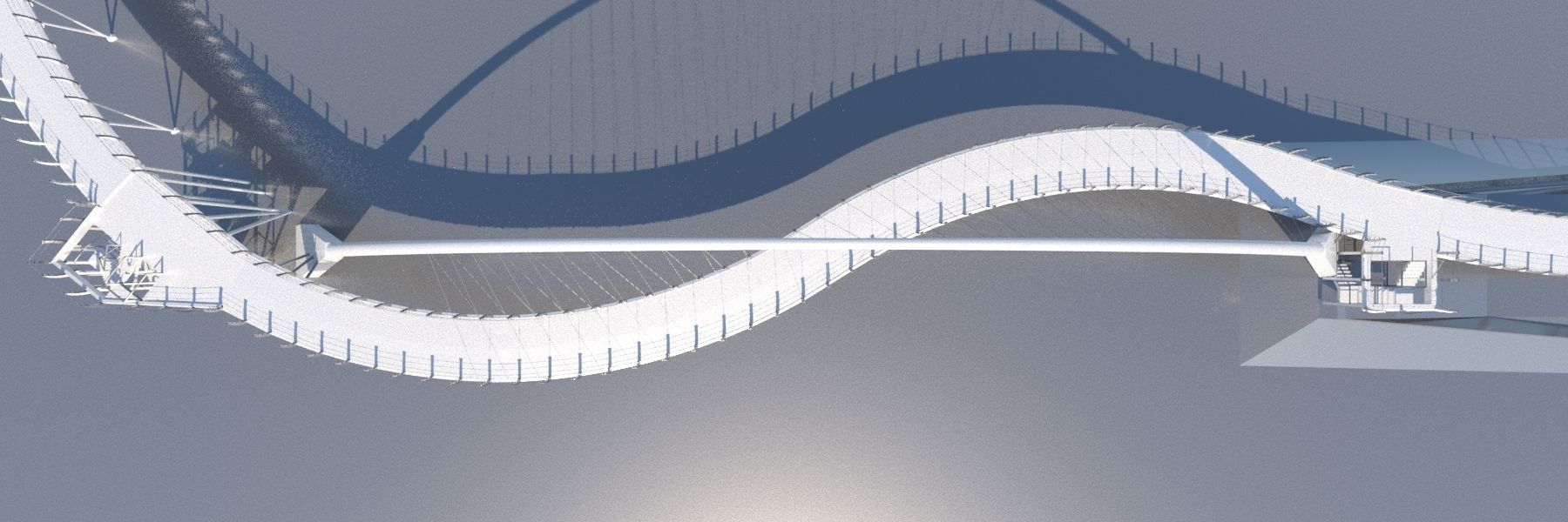 arch bridge 3d modell 3D model | CGTrader