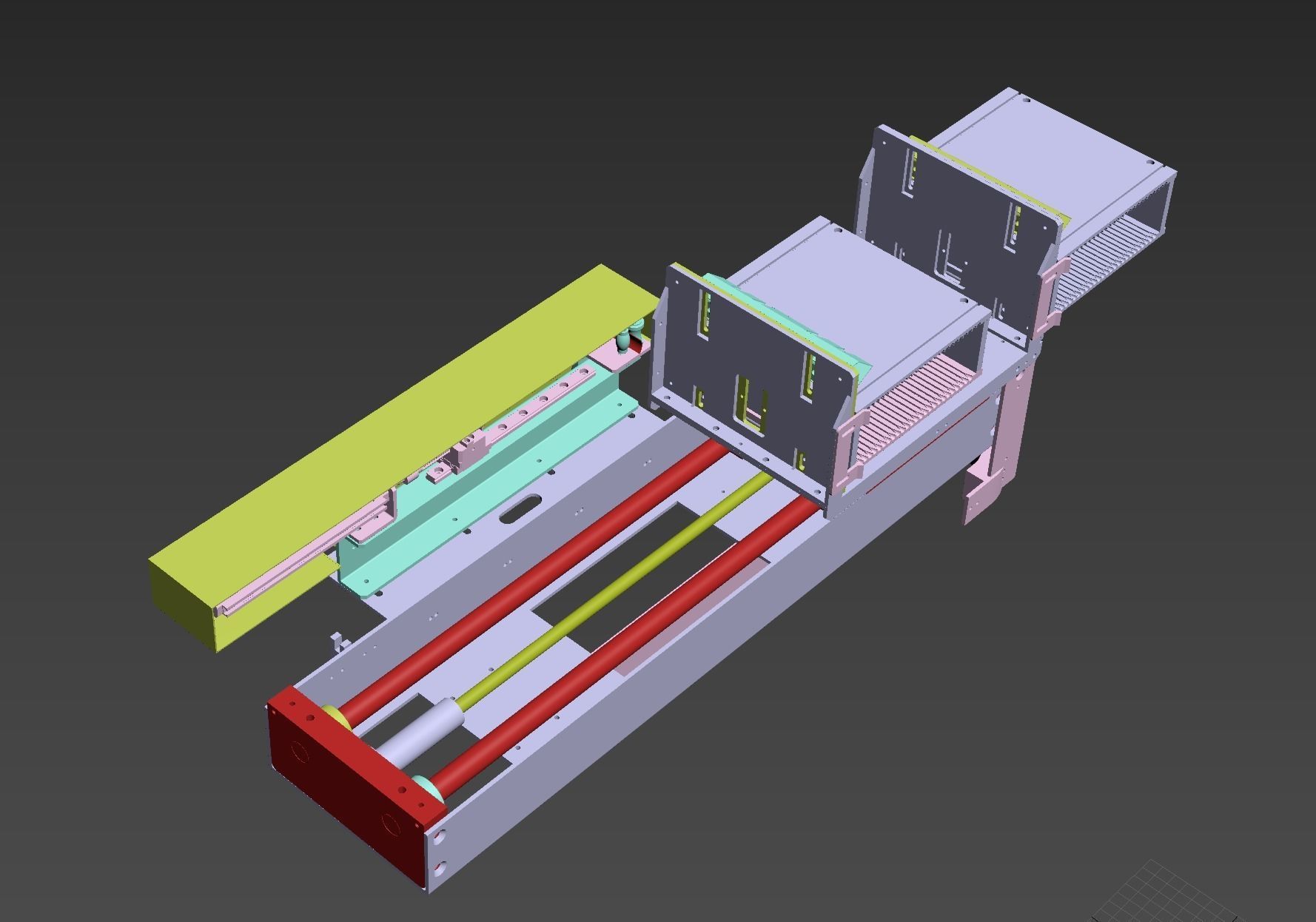 Cylinder drive mechanism 3D model | CGTrader
