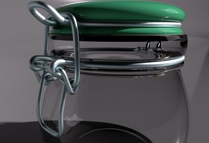 mason jar 3D model | CGTrader