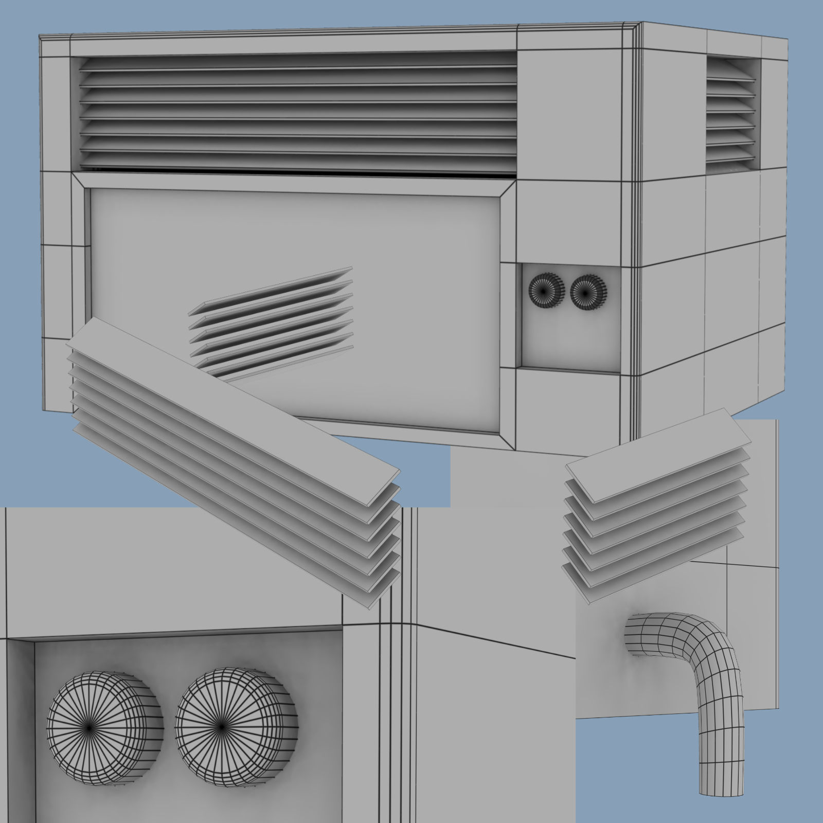 AC-Unit Object 3d model 3D model | CGTrader