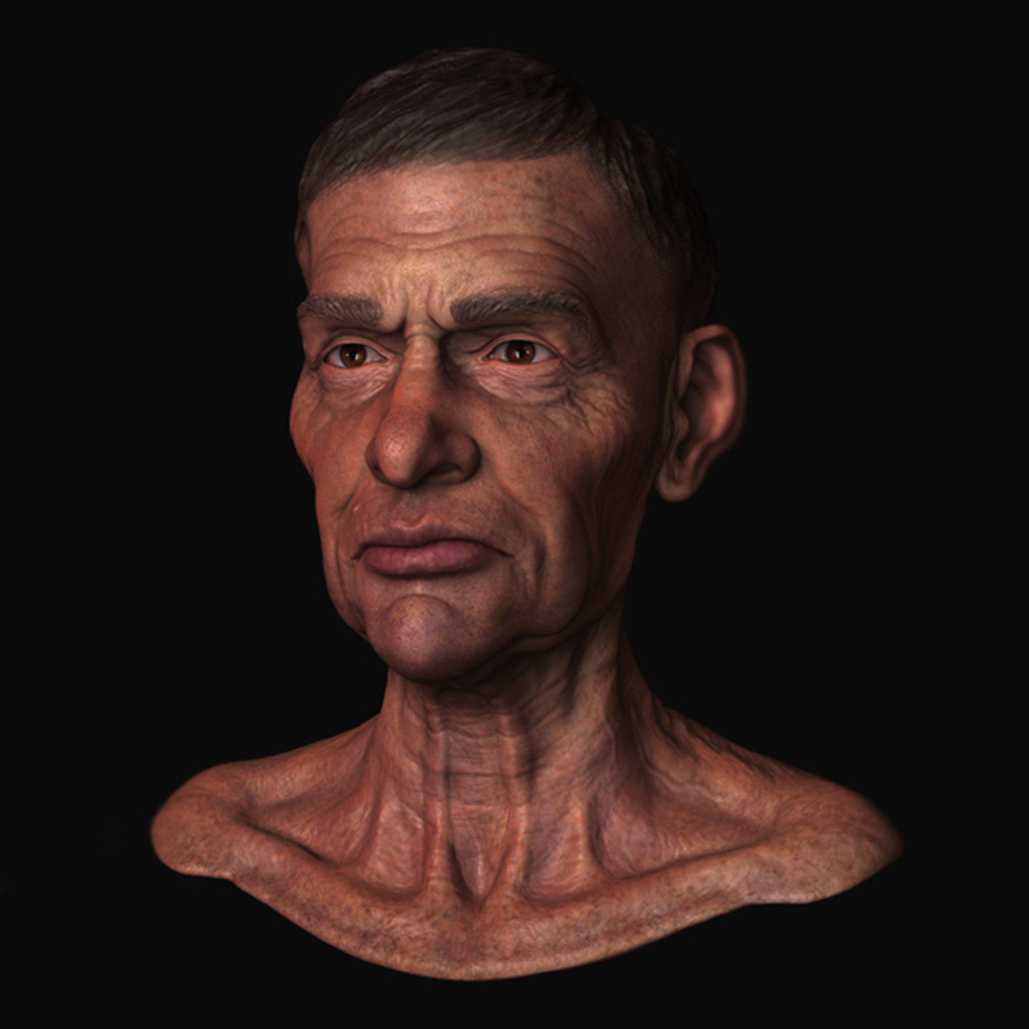Old Man General 3D model | CGTrader
