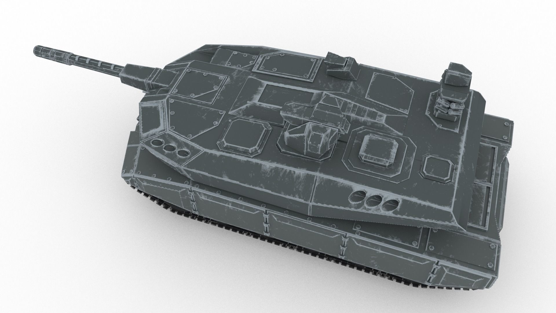 Main Battle Tank ALTAY-II 3D model | CGTrader