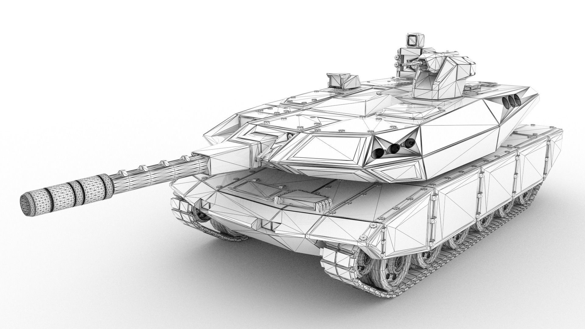 Main Battle Tank ALTAY-II 3D model | CGTrader