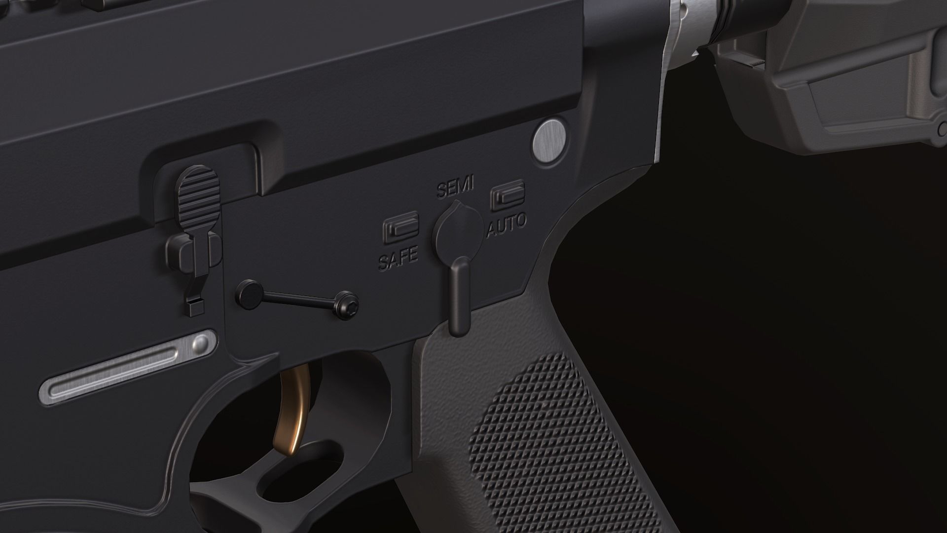 3D model Colt AR-15 VR / AR / low-poly | CGTrader