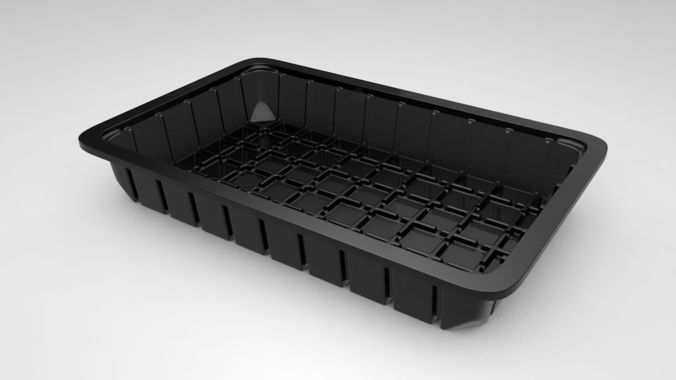 3D Plastic Food Package 3D model | CGTrader