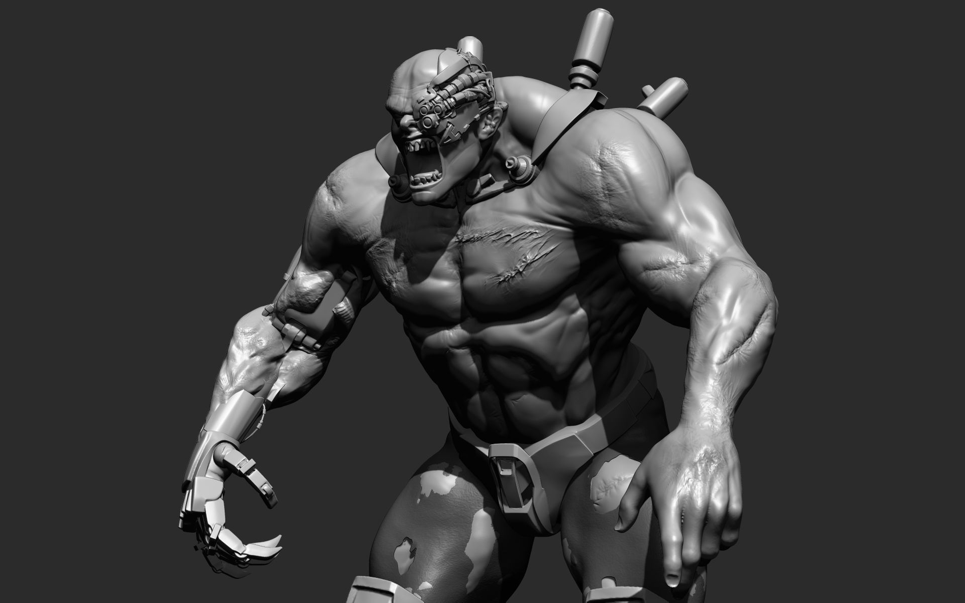 Cyber Zombie 3D model | CGTrader