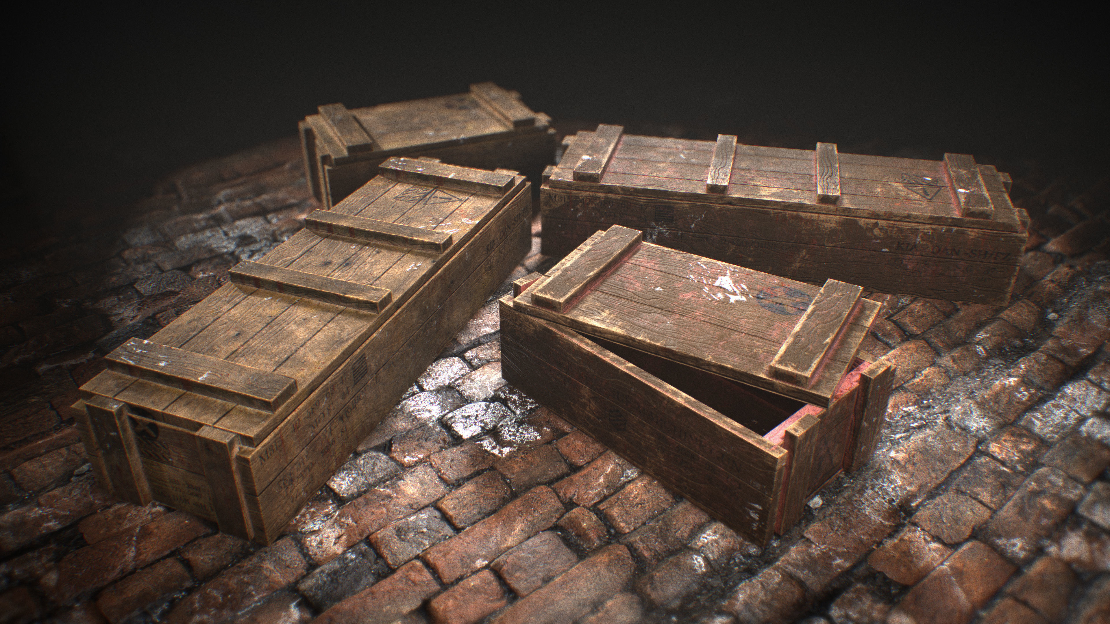 3D model Military Crates VR / AR / low-poly | CGTrader