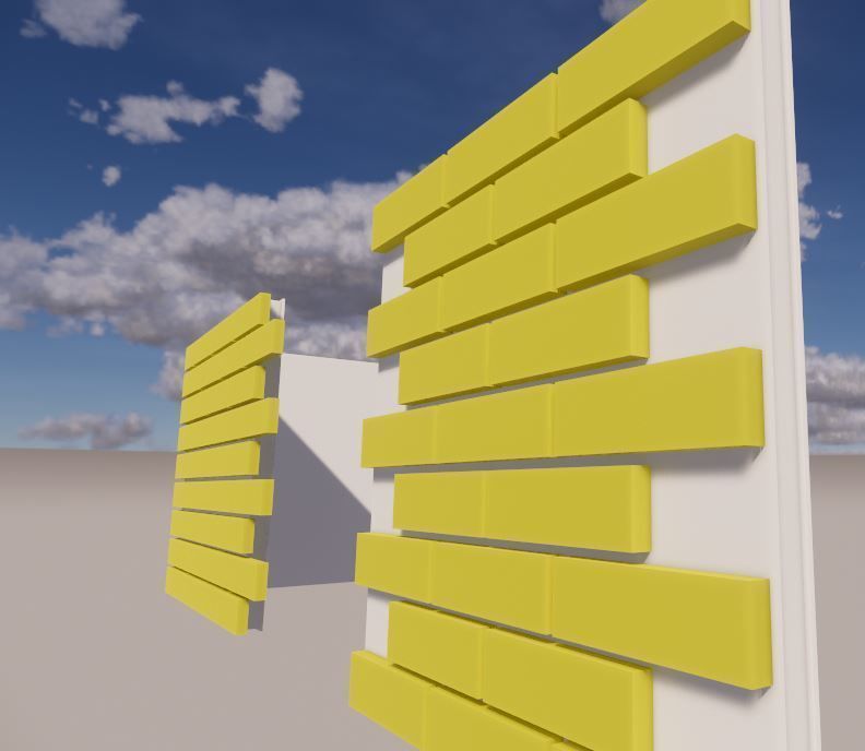 Revit Family For Wall Cladding 3D model | CGTrader