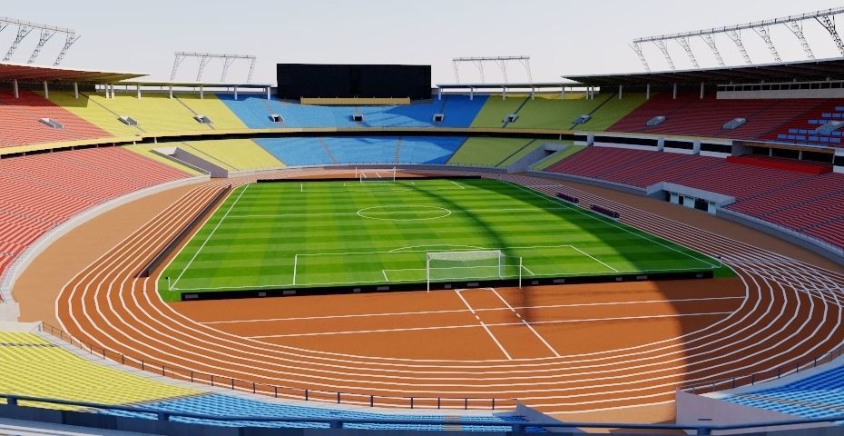 Workers Stadium - Beijing China 3D model | CGTrader