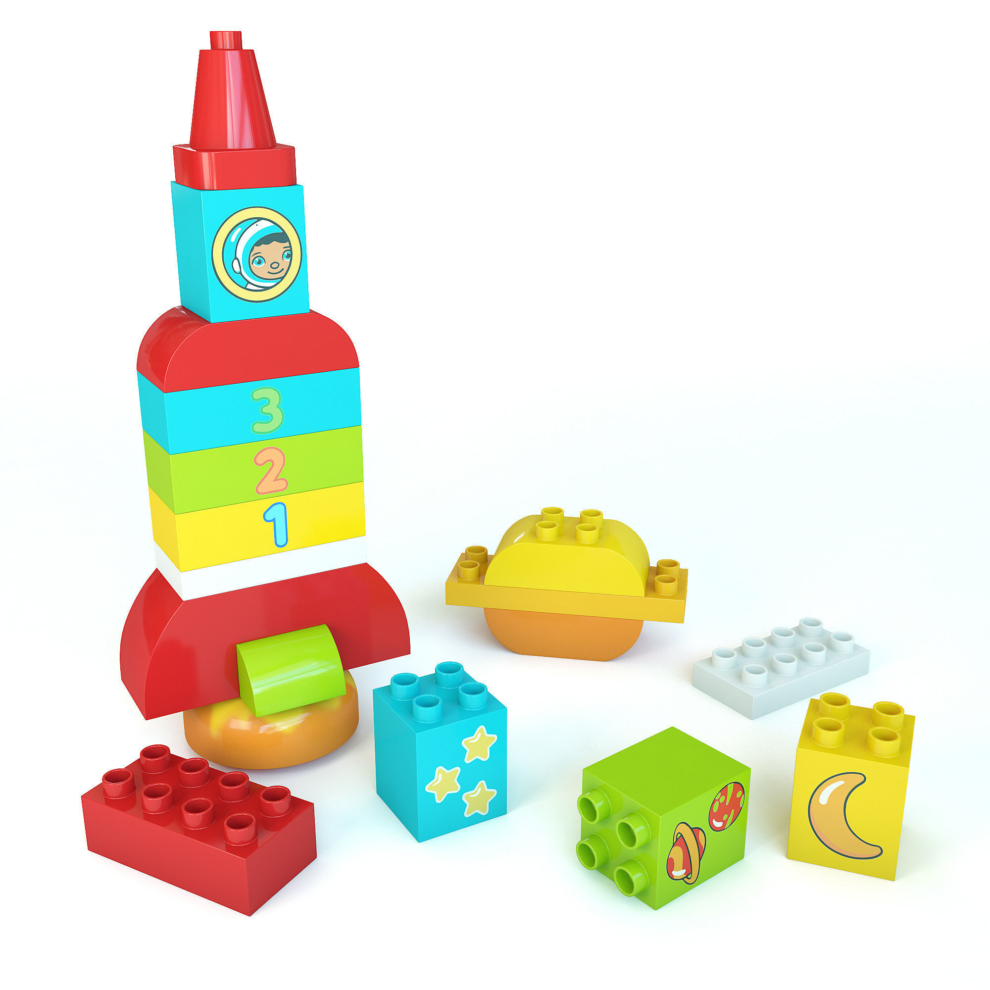 Lego Duplo 10815 3D model | CGTrader