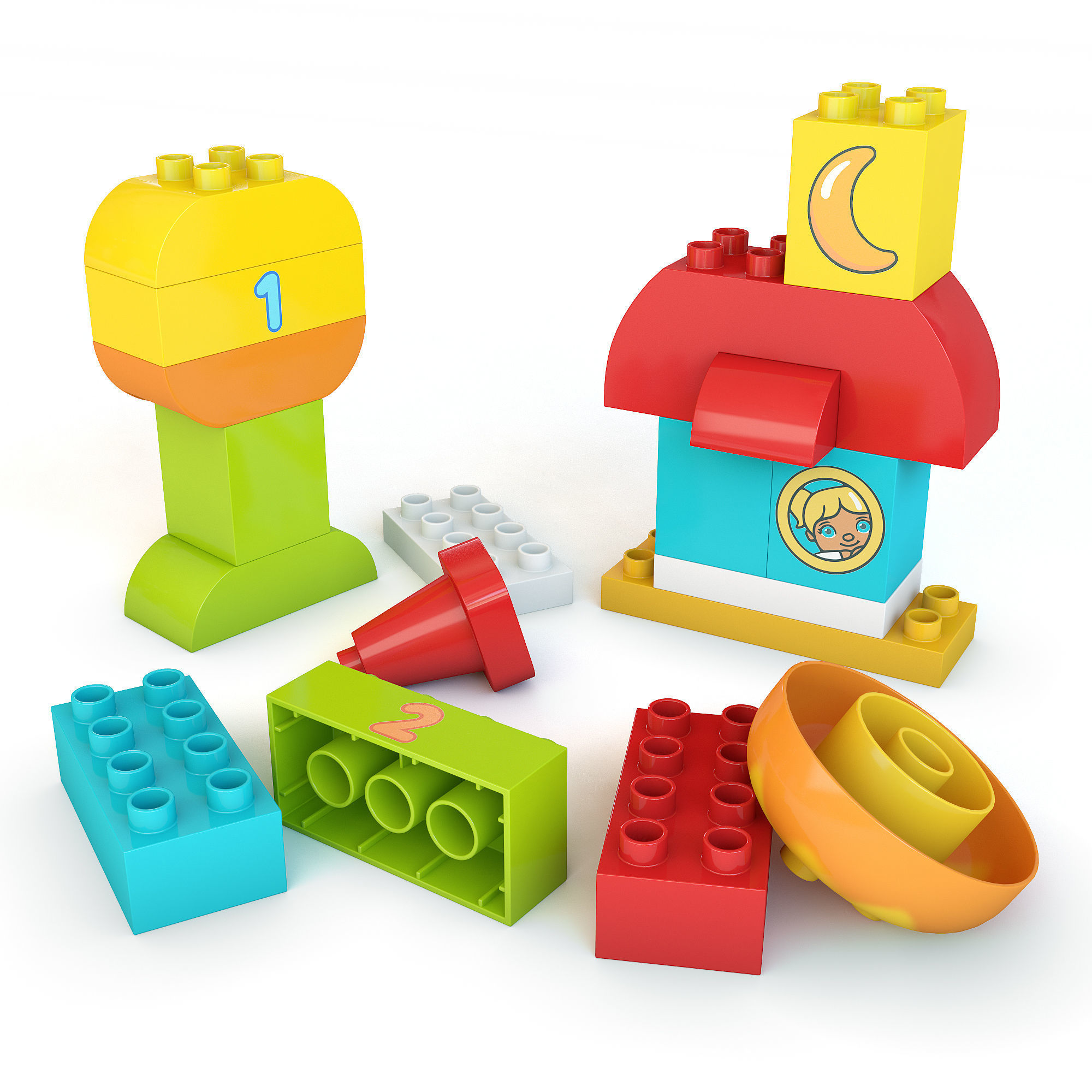 Lego Duplo 10815 3D model | CGTrader