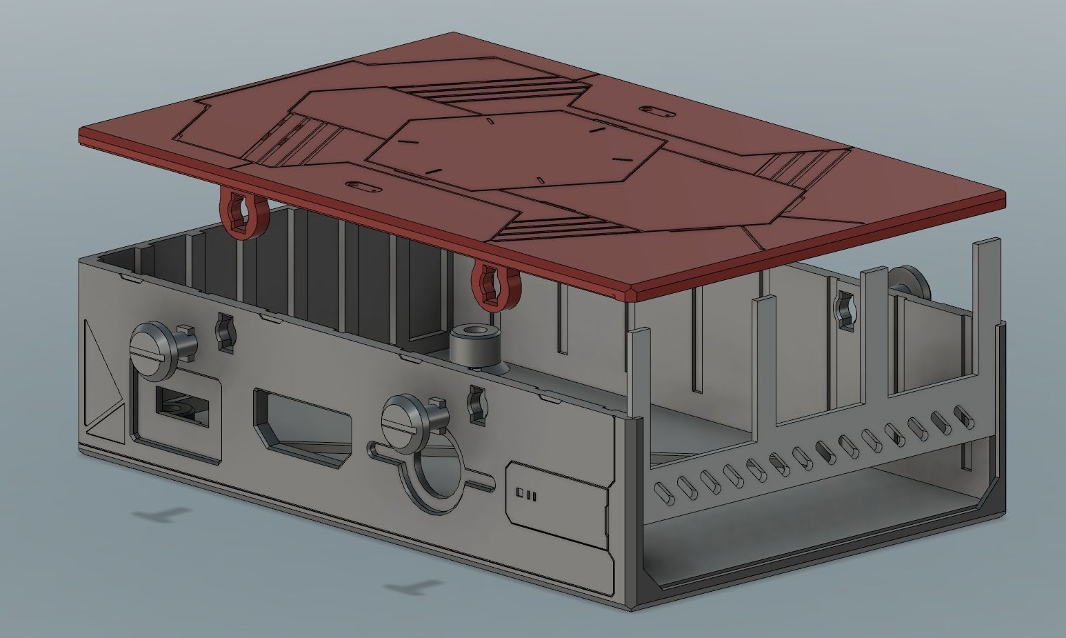 Raspberry model 3 B Sci Fi Case 3D model 3D printable | CGTrader
