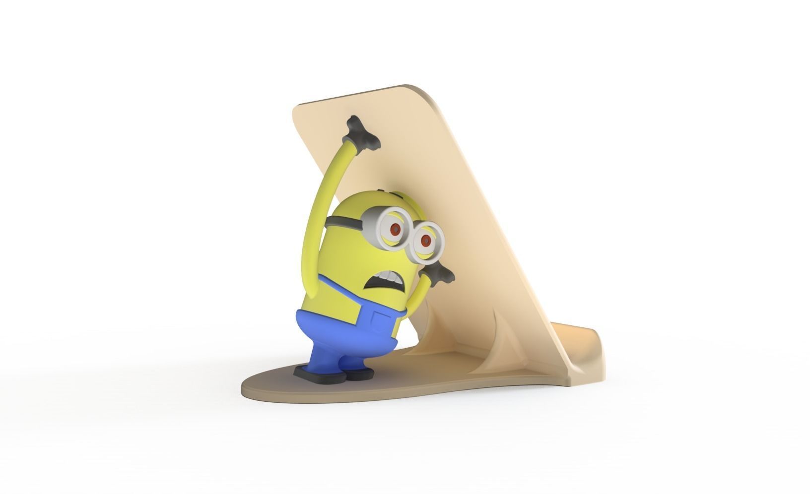 minion phone stand 3d printable 3D model 3D printable | CGTrader
