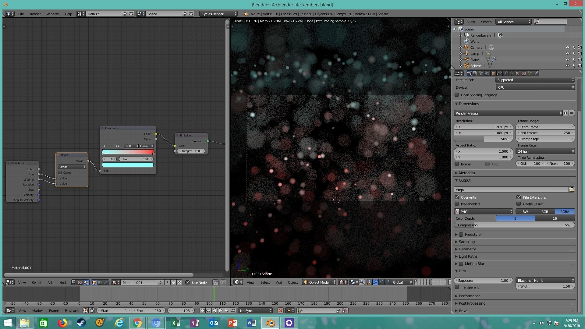 abstract particle effects 3D model | CGTrader