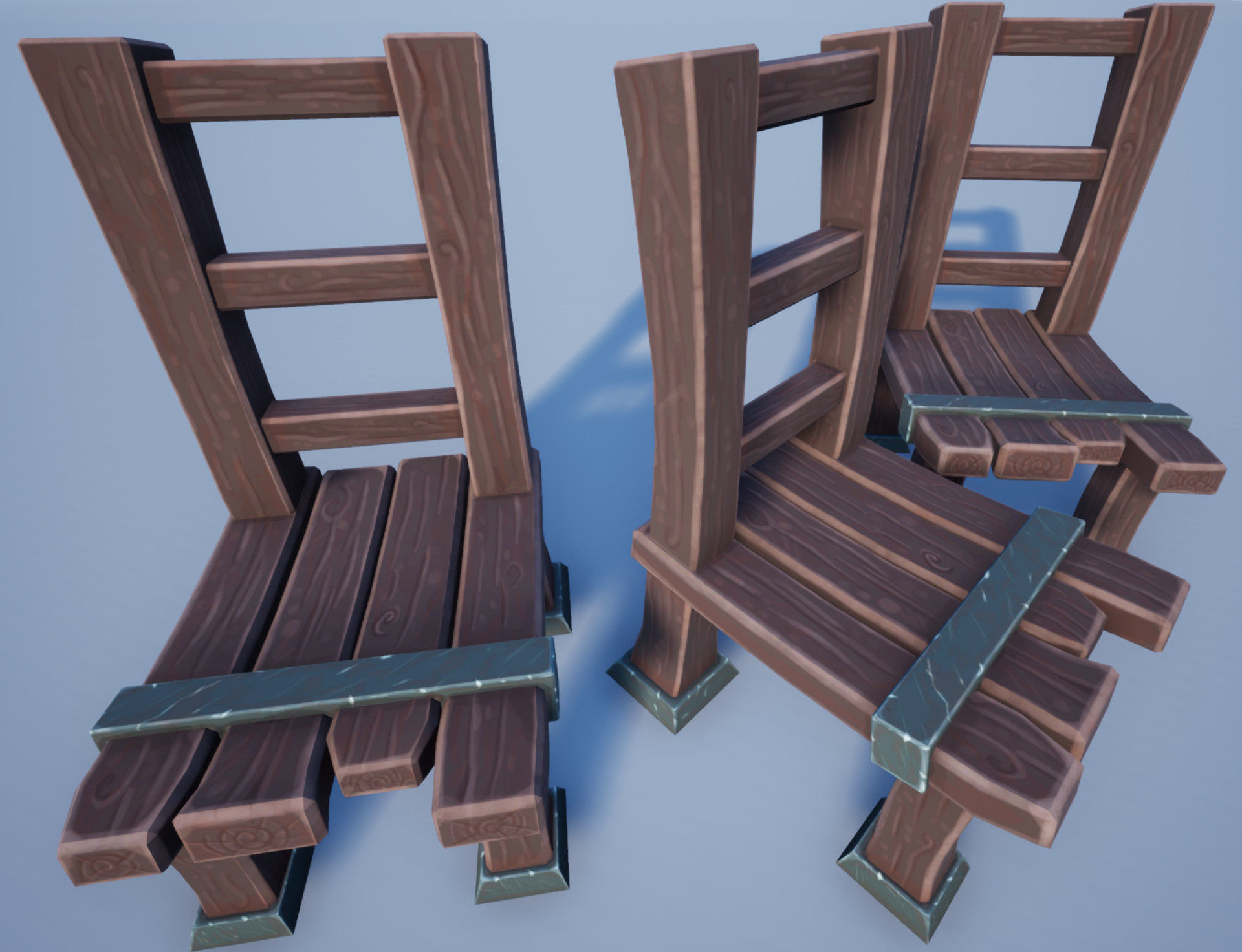 3D model Handpainted Props VR / AR / low-poly | CGTrader