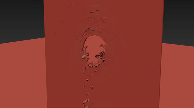 Breaking Glass 3D model animated | CGTrader