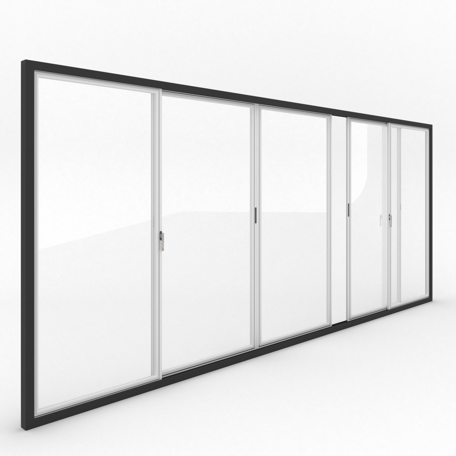 Sliding window 3D model | CGTrader