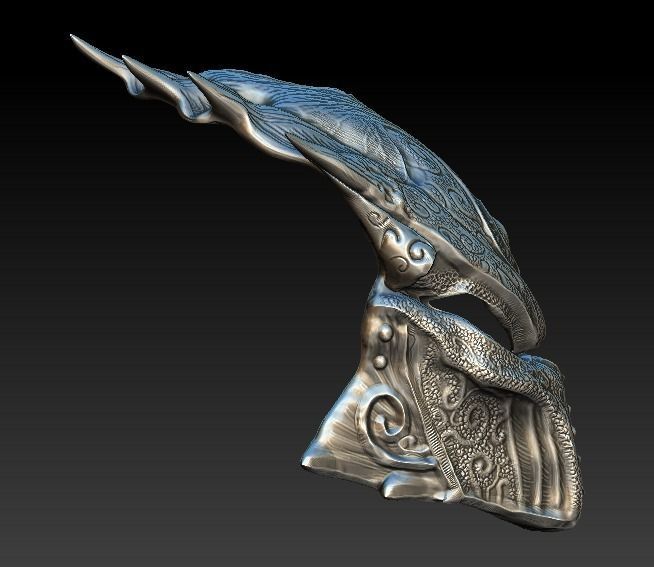 Valkyrie predator bio mask 3D model | CGTrader