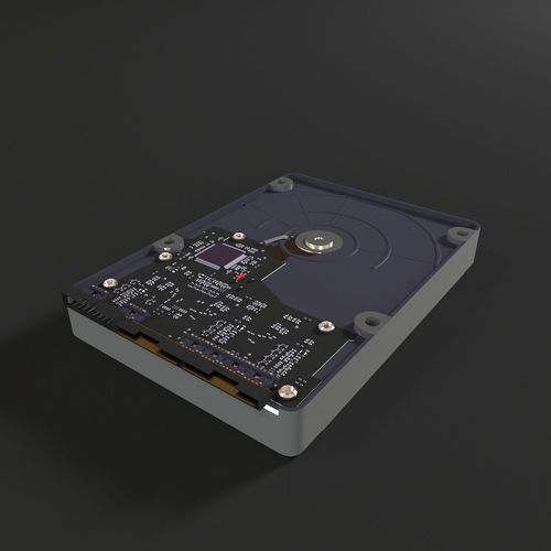 Hard Drive 3D model | CGTrader