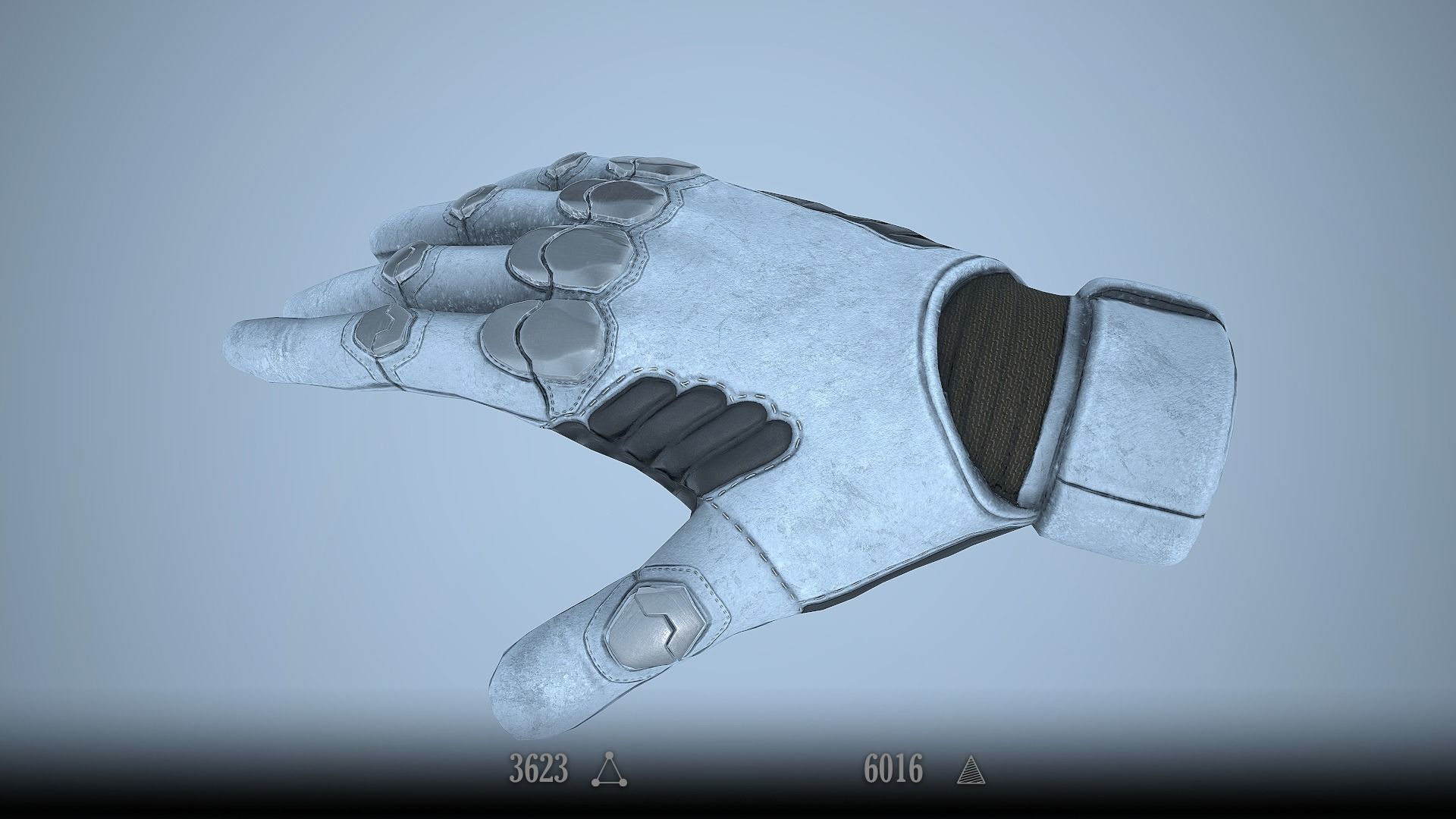 3D model Sci-Fi Glove - Rigged and Animated VR / AR / low-poly rigged ...