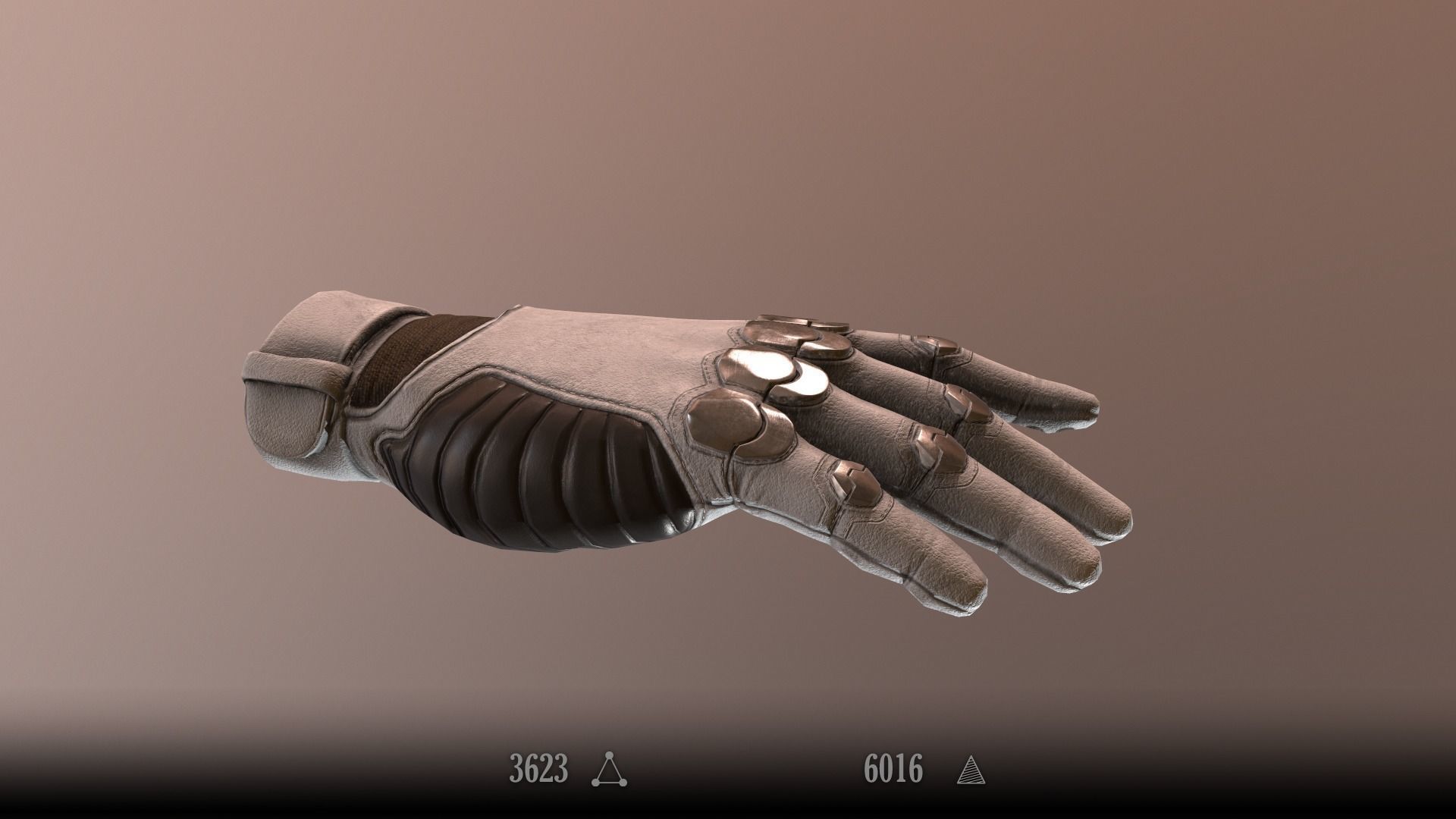 3D model Sci-Fi Glove - Rigged and Animated VR / AR / low-poly rigged ...
