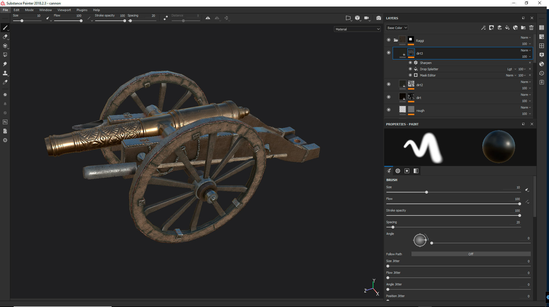 3D model Cannon VR / AR / low-poly | CGTrader