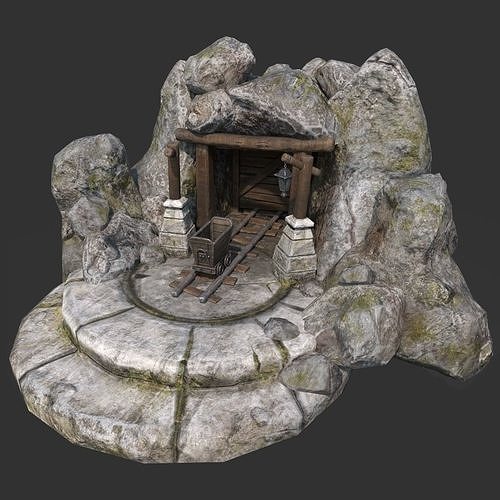 3D model Mine GameDev VR / AR / low-poly | CGTrader