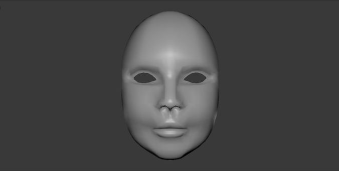 just a face free 3D model | CGTrader