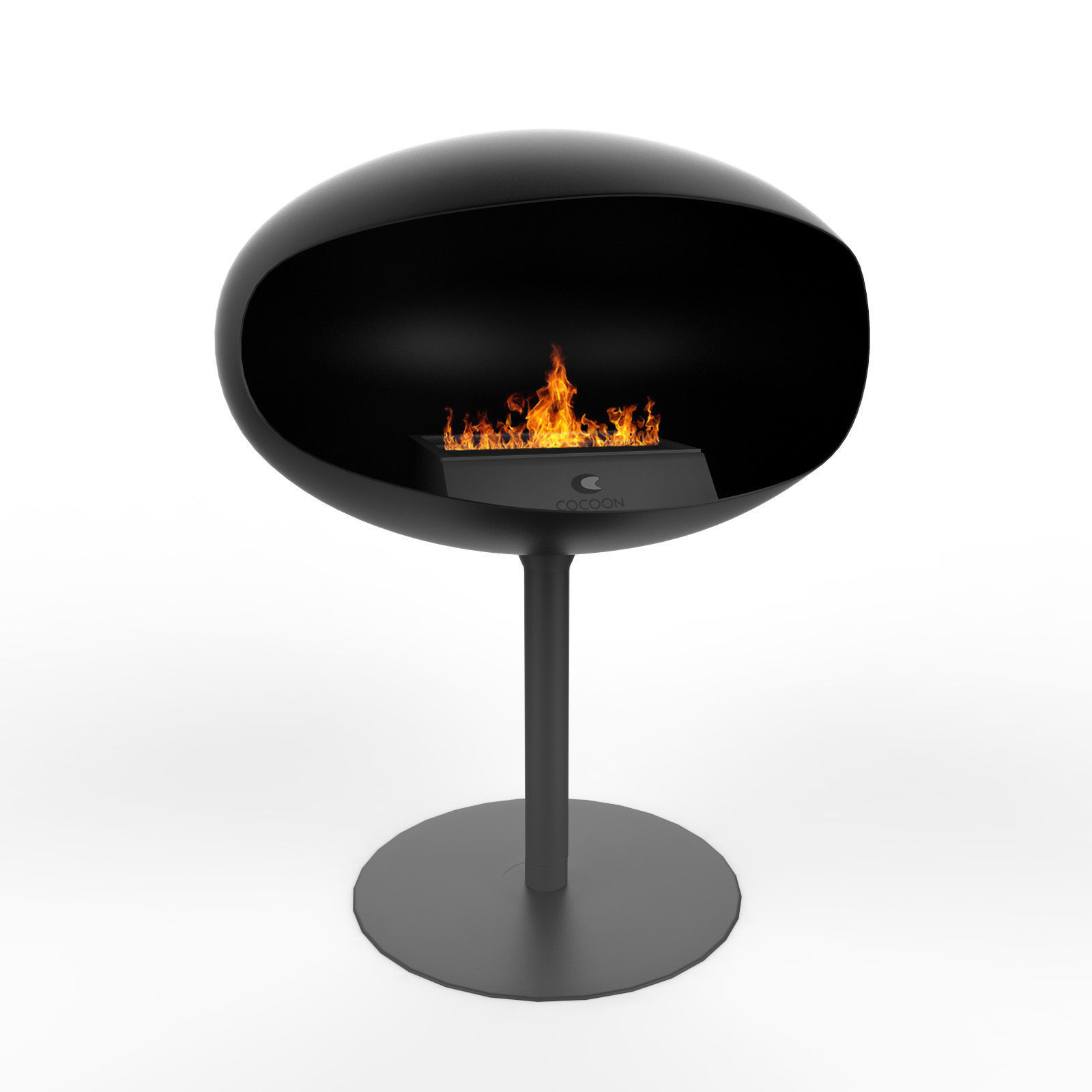 3D model Cocoon fireplace VR / AR / low-poly | CGTrader
