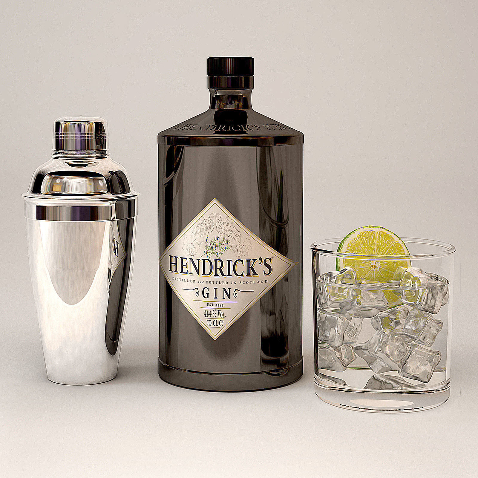 Gin Hendrix 3D model | CGTrader
