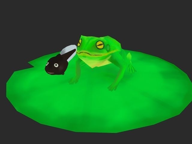 3D model Frog lowpoly VR / AR / low-poly | CGTrader