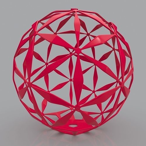Daisy Ball Geometric Shape 3D Print Model 3D model 3D printable | CGTrader