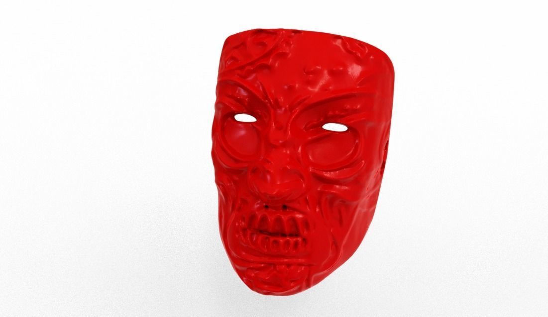Halloween Mask 3D model 3D printable | CGTrader
