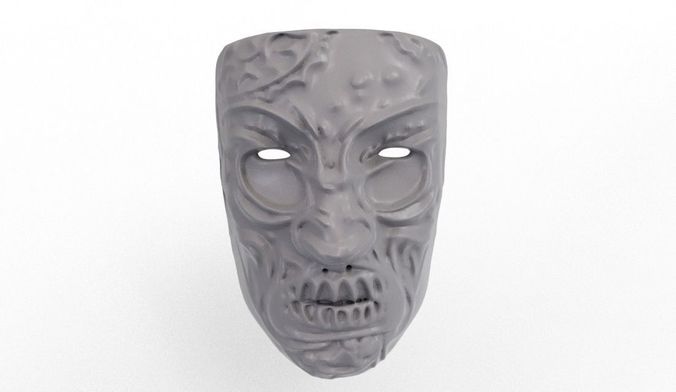 Halloween Mask 3D model 3D printable | CGTrader