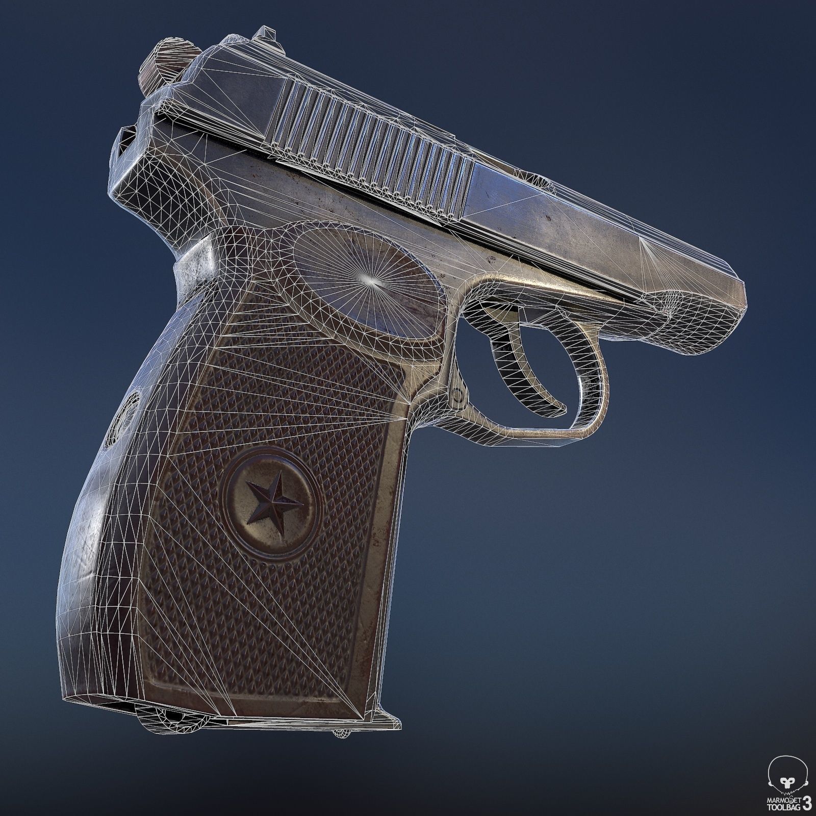 3D model PM Pistol VR / AR / low-poly | CGTrader