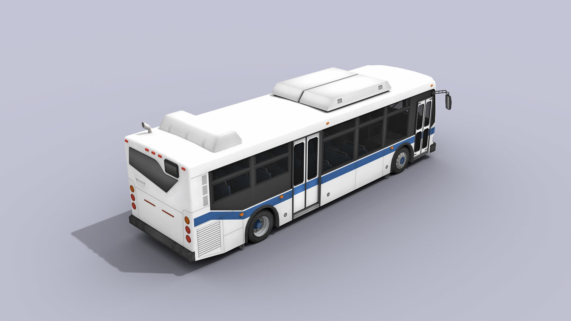 3D model City Bus VR / AR / low-poly | CGTrader
