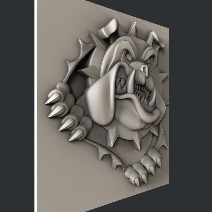 3d STL models for CNC or 3d printer Dog 3D model 3D printable | CGTrader