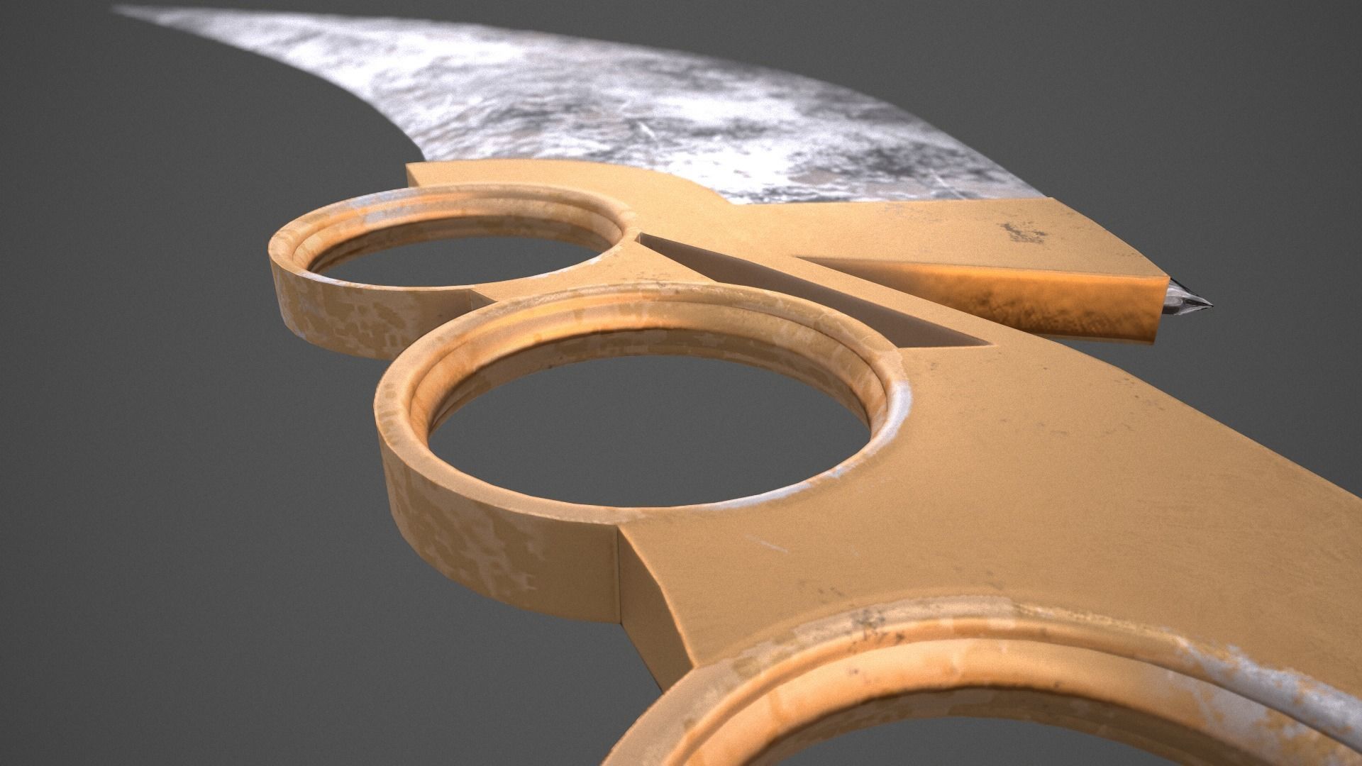 3D model Knuckles Knife VR / AR / low-poly | CGTrader