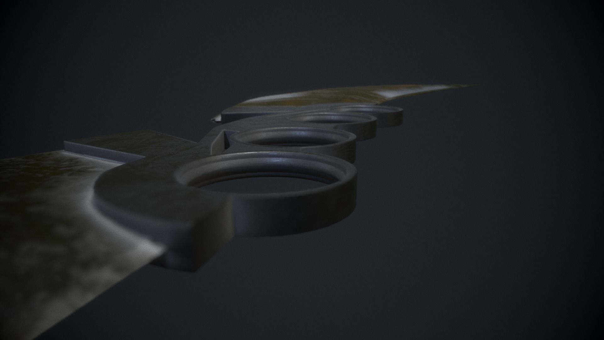 3D model Knuckles Knife VR / AR / low-poly | CGTrader