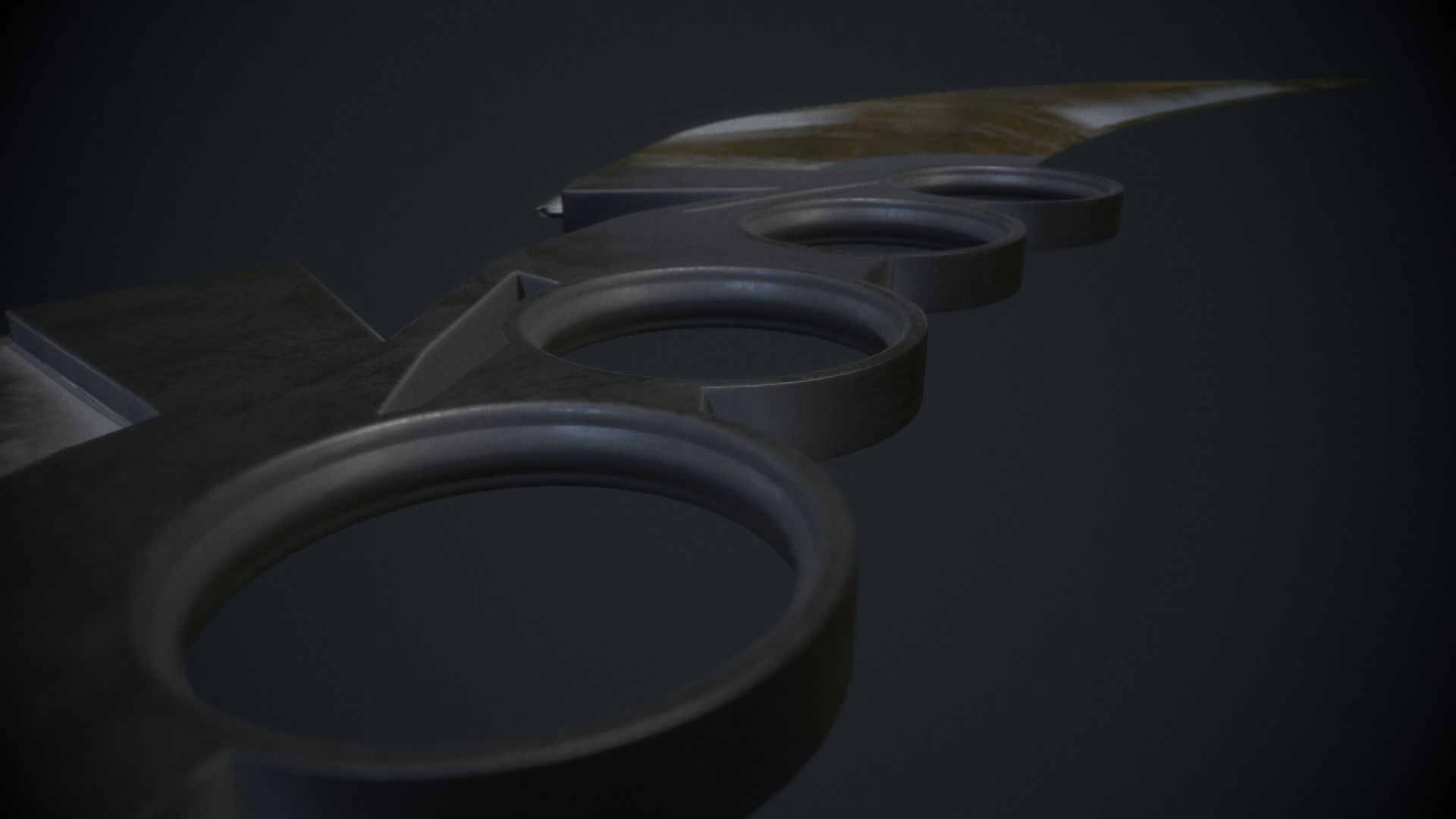 3D model Knuckles Knife VR / AR / low-poly | CGTrader