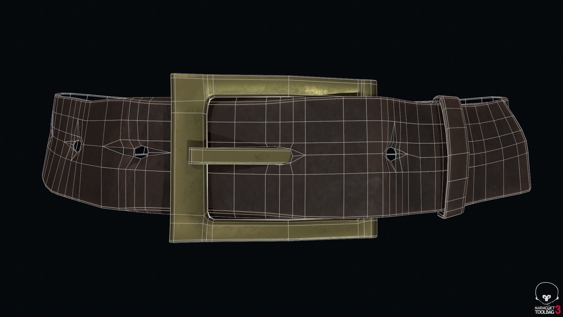 3D model Low poly leather belt VR / AR / low-poly | CGTrader