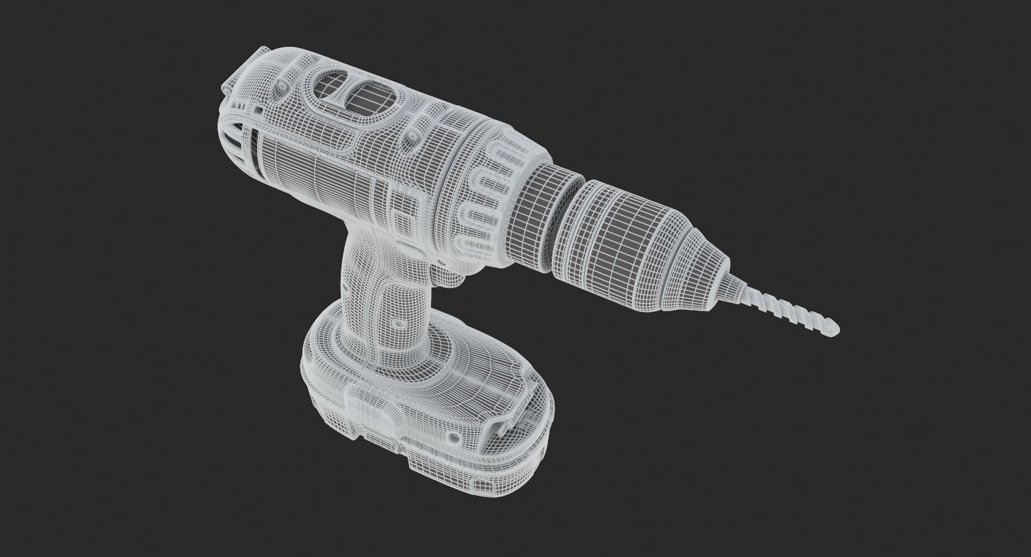 Cordless Drill 3D model | CGTrader