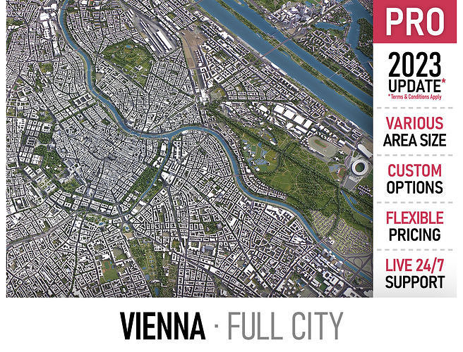 3D model Vienna VR / AR / low-poly | CGTrader