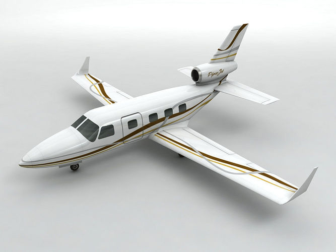 3D model Piper Jet Aircraft VR / AR / low-poly | CGTrader